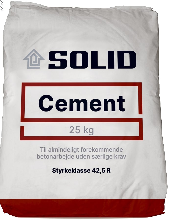 Sement SOLID 25.kg (42 pokar á bretti) - Húsasmiðjan
